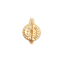 Luna y Sol Celestial Signet Ring - Gold Vermeil Jewelry - BF Ring ...