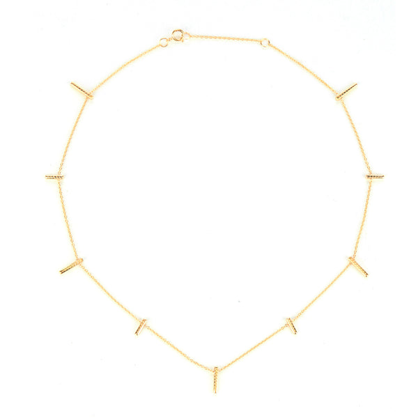 14k Gold Vermeil Sprinkle Necklace - Shop Lausanne Modern Jewelry ...